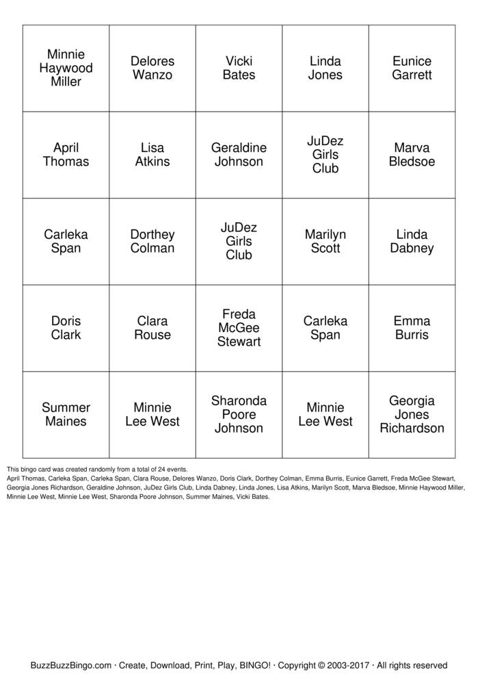 Custom Bingo Cards to Download, Print and Customize!