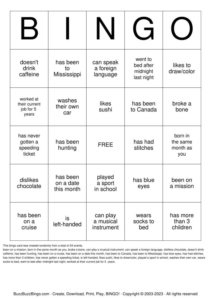 Hello Bingo Cards to Download, Print and Customize!