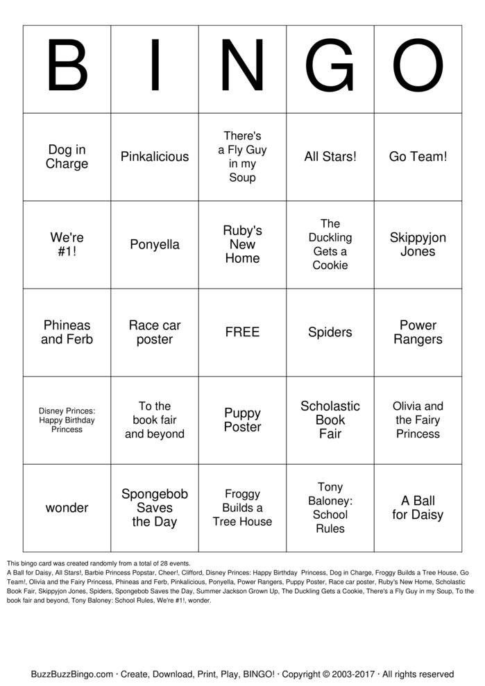 Ballerina Bingo Cards to Download, Print and Customize!