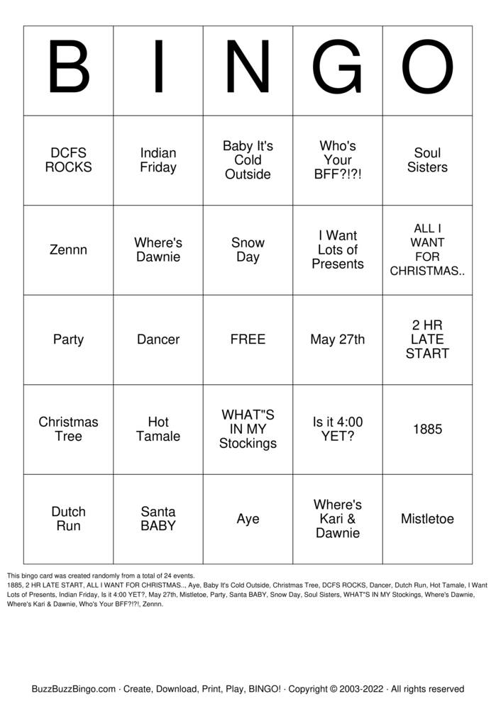 Christmas Bingo Cards to Download, Print and Customize!