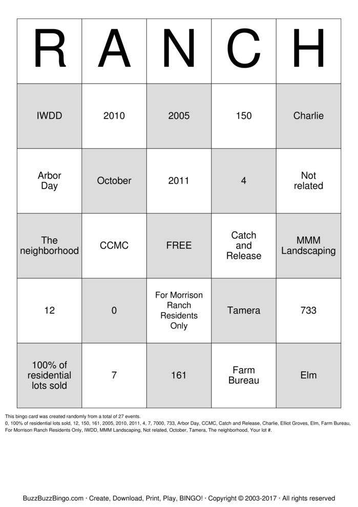 Custom Bingo Cards to Download, Print and Customize!