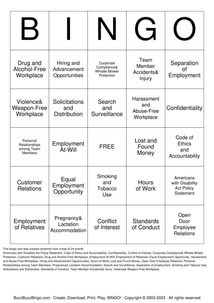 Custom Bingo Cards to Download, Print and Customize!