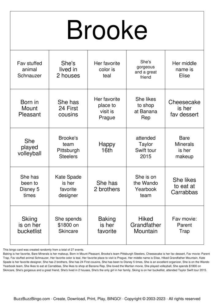 Custom Bingo Cards to Download, Print and Customize!