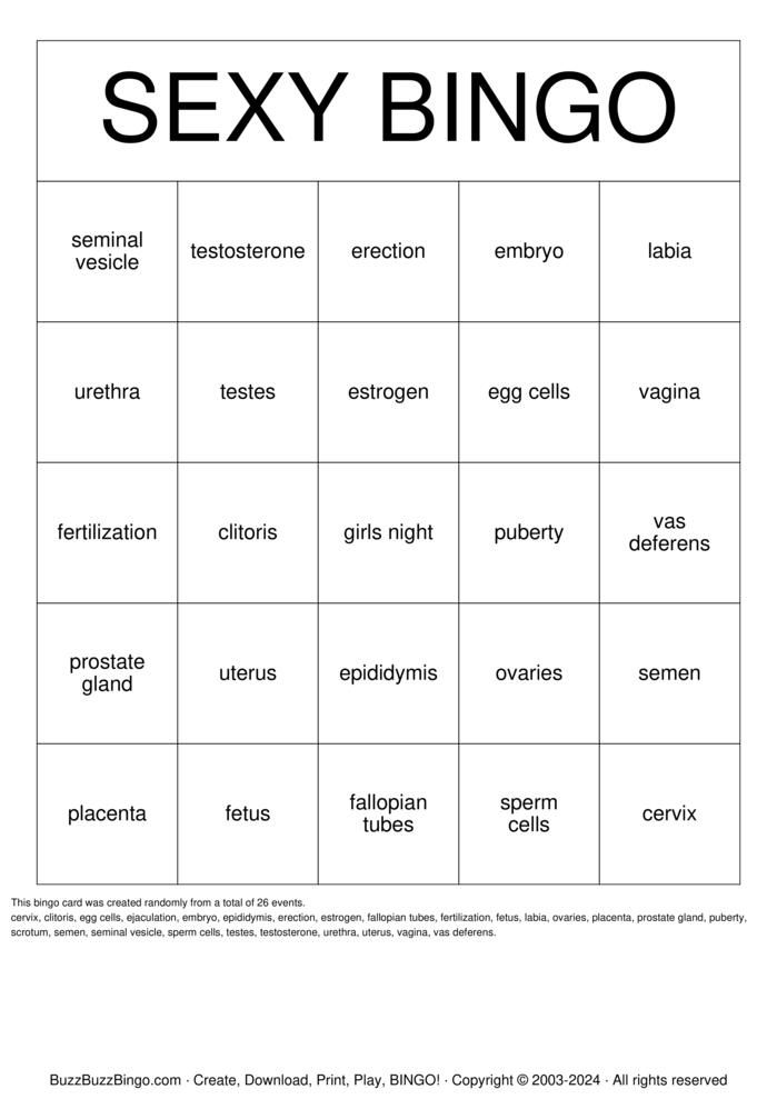Ladies Night Bingo Bingo Cards to Download, Print and Customize!