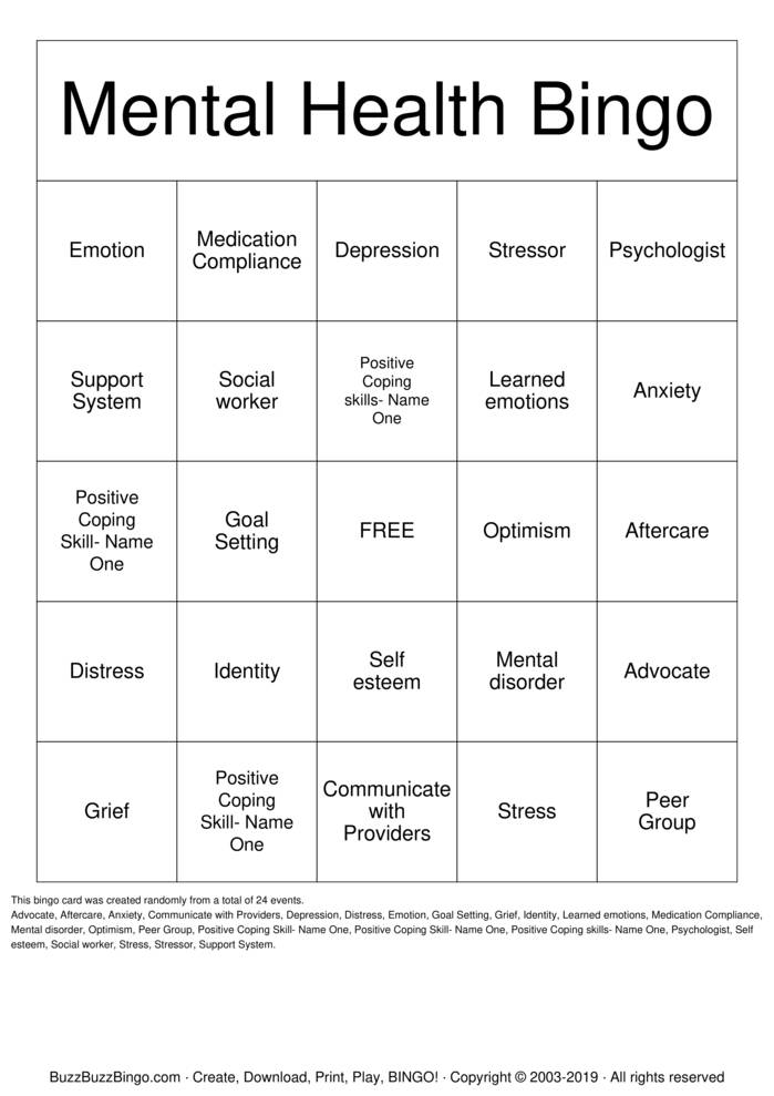 Mental Health Bingo Cards To Download Print And Customize mental-health-bingo-cards-to-download-print-and-customize