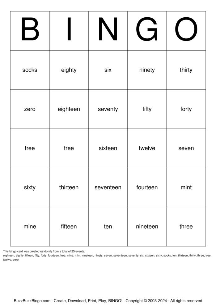 Minimal Pairs Bingo Cards to Download, Print and Customize!