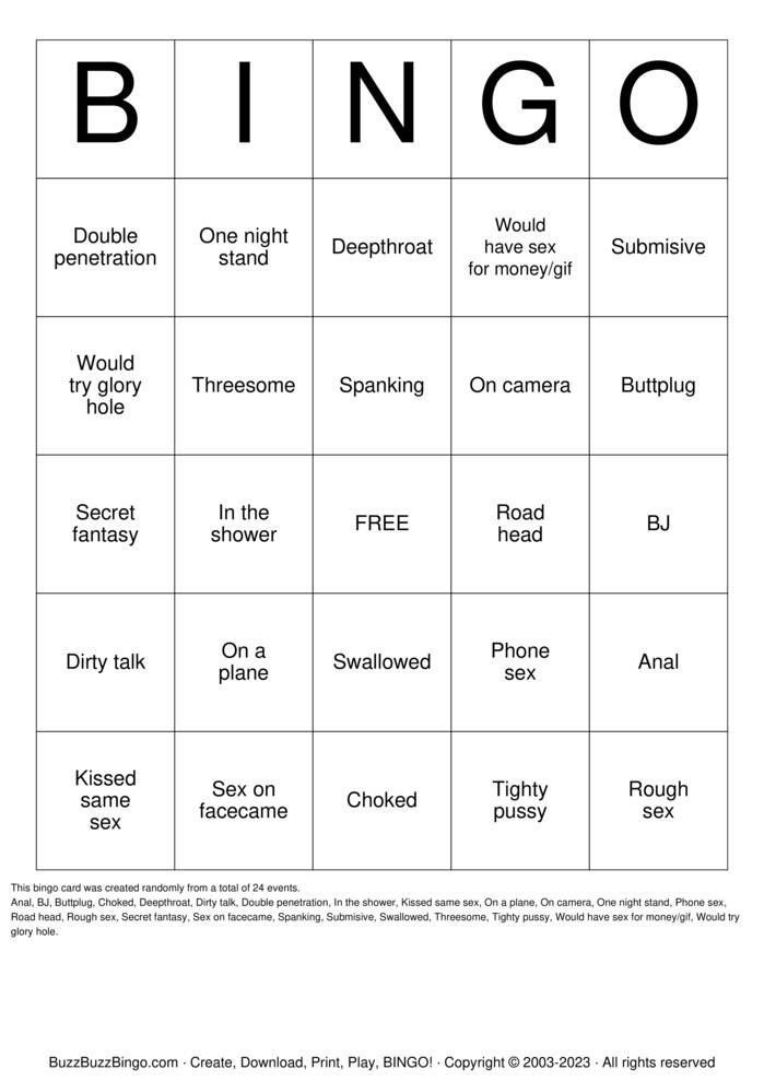 What would you do and did Bingo Cards to Download, Print and Customize!