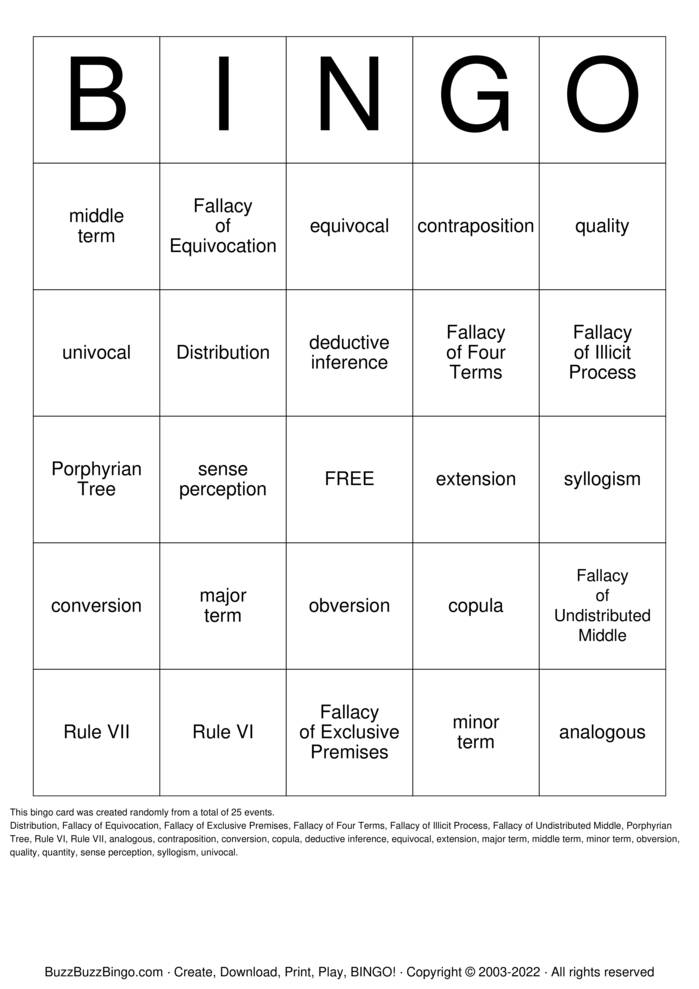Vocabulary Bingo Cards to Download, Print and Customize!