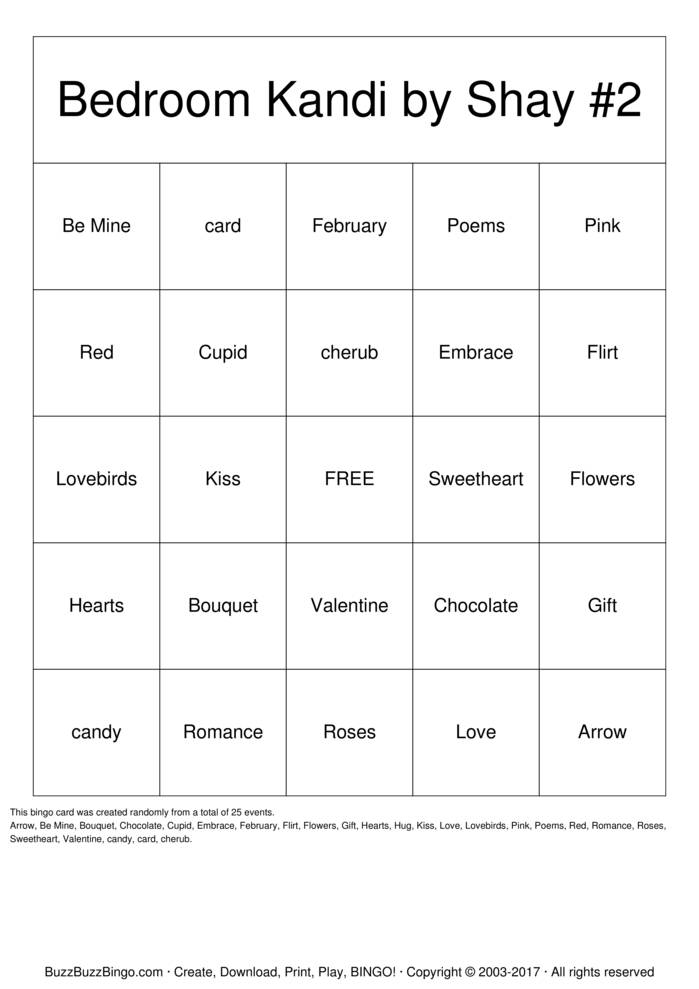 Valentines Day Bingo Cards to Download, Print and Customize!