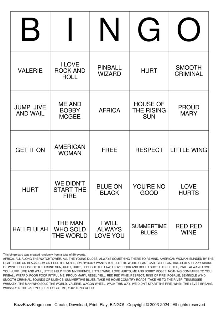 Custom Bingo Cards to Download, Print and Customize!