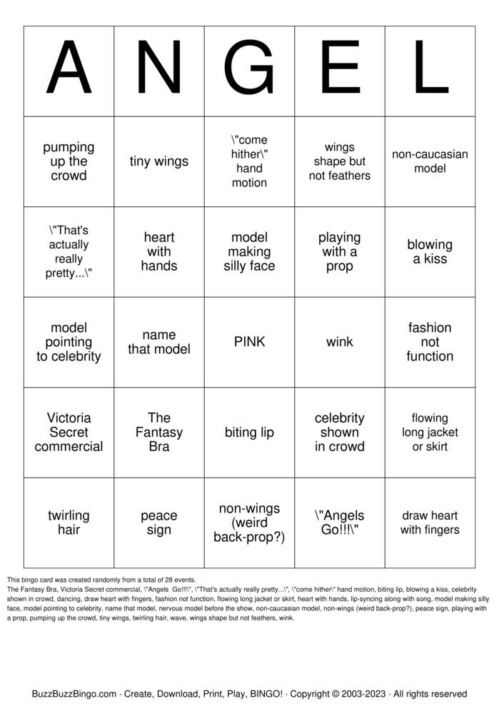 Custom Bingo Cards to Download, Print and Customize!