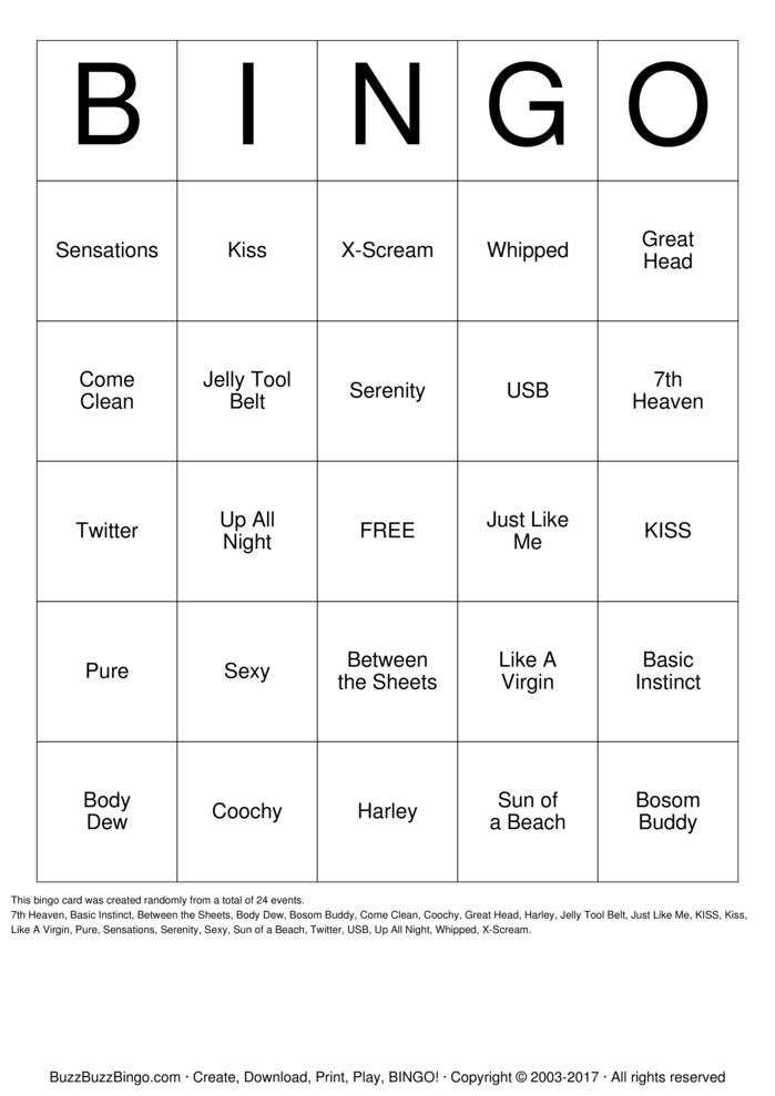 PURE ROMANCE Bingo Cards to Download, Print and Customize!