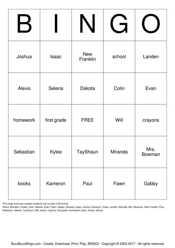 HEART Bingo Cards to Download, Print and Customize!