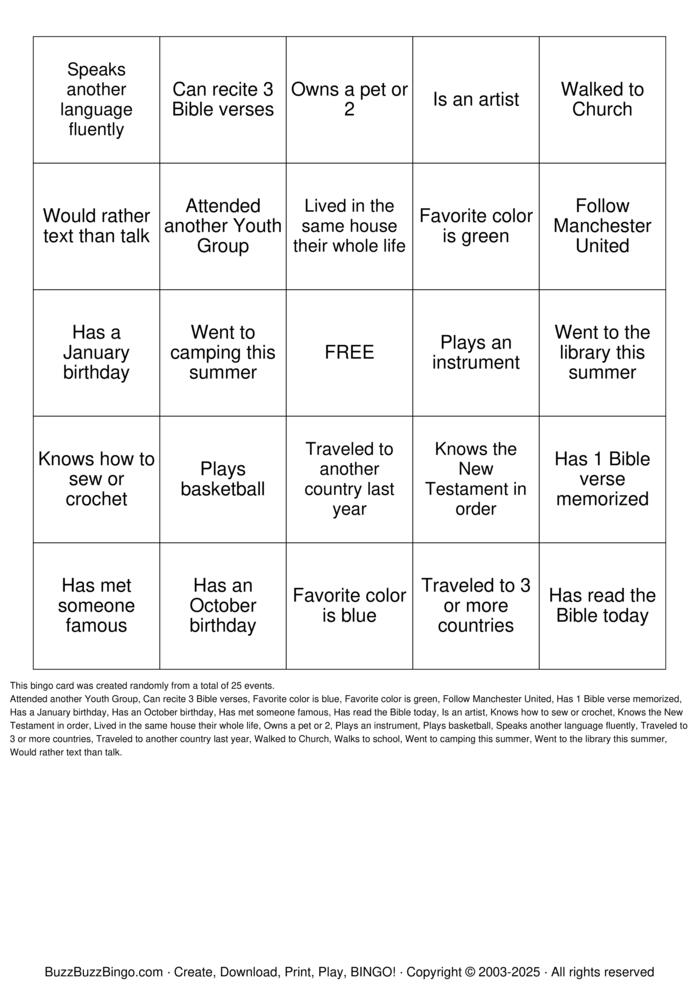 Find-a-Friend Bingo Cards to Download, Print and Customize!
