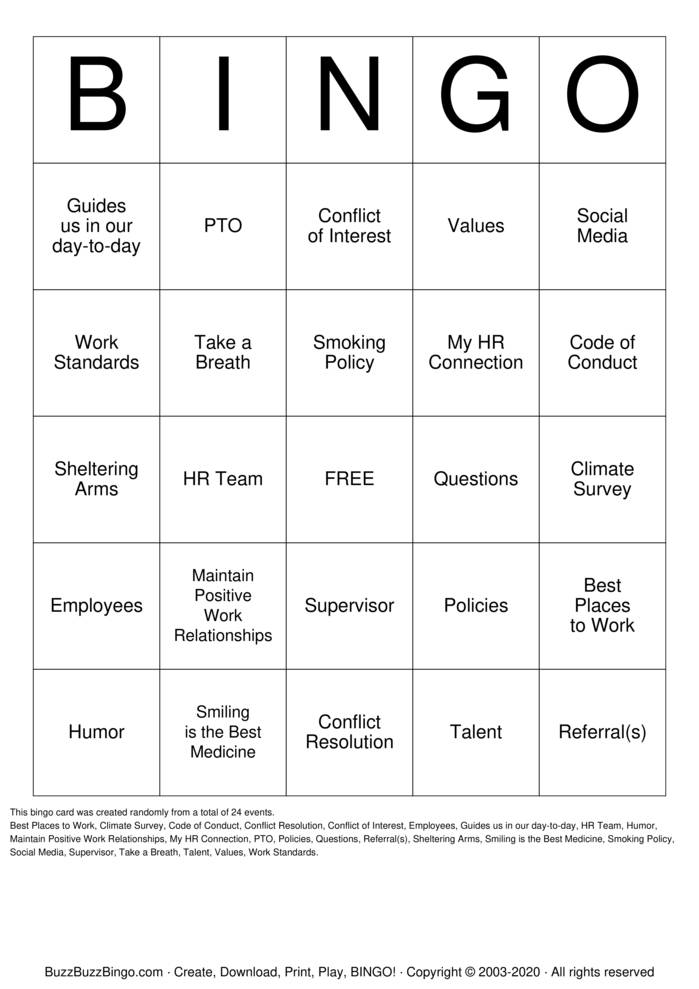 HR Buzzword Bingo Cards To Download Print And Customize hr-buzzword-bingo-cards-to-download-print-and-customize