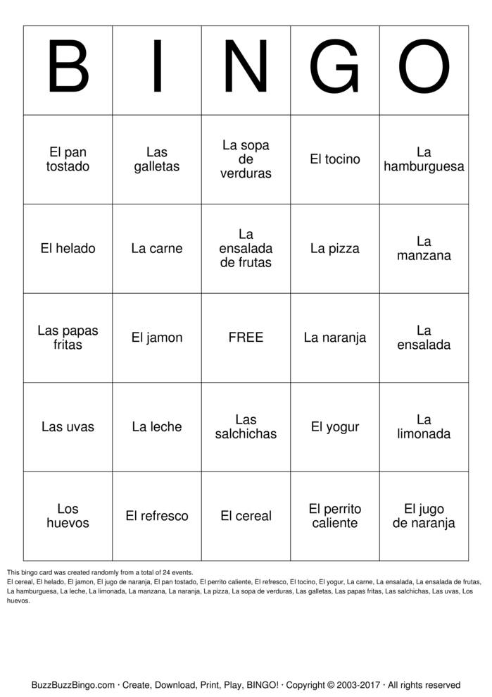 Custom Bingo Cards to Download, Print and Customize!