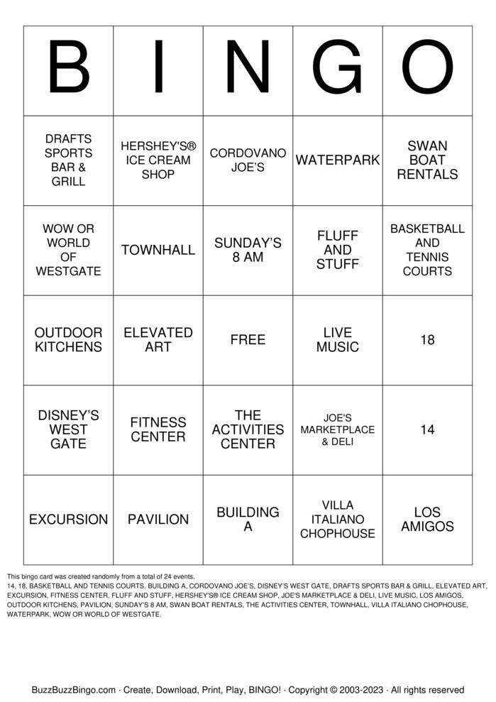trivia night Bingo Cards to Download, Print and Customize!