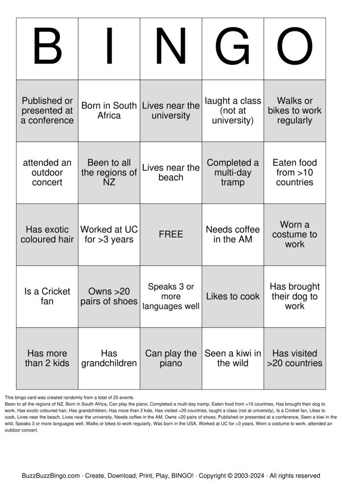 Icebreaker Bingo Cards to Download, Print and Customize!