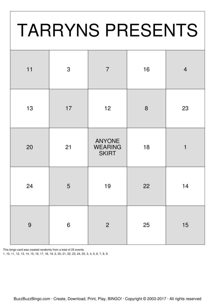 Numbers 1-30 Bingo Cards to Download, Print and Customize!