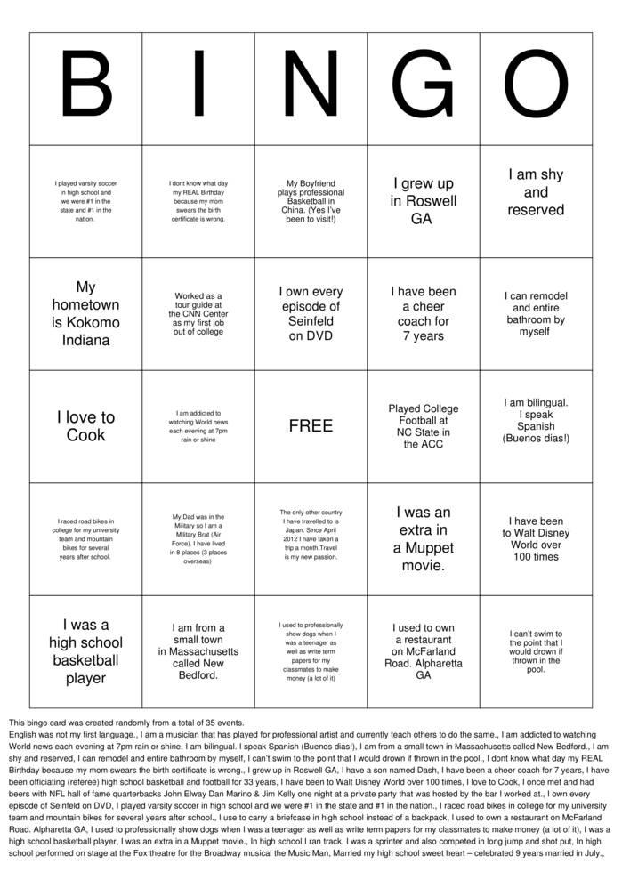 CLAIM Bingo Cards to Download, Print and Customize!