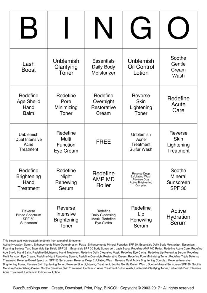Custom Bingo Cards to Download, Print and Customize!