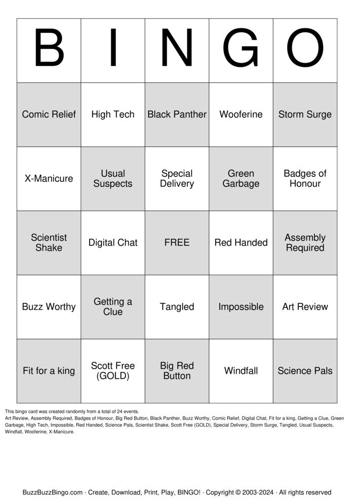Monopoly Go Bingo Cards to Download, Print and Customize!