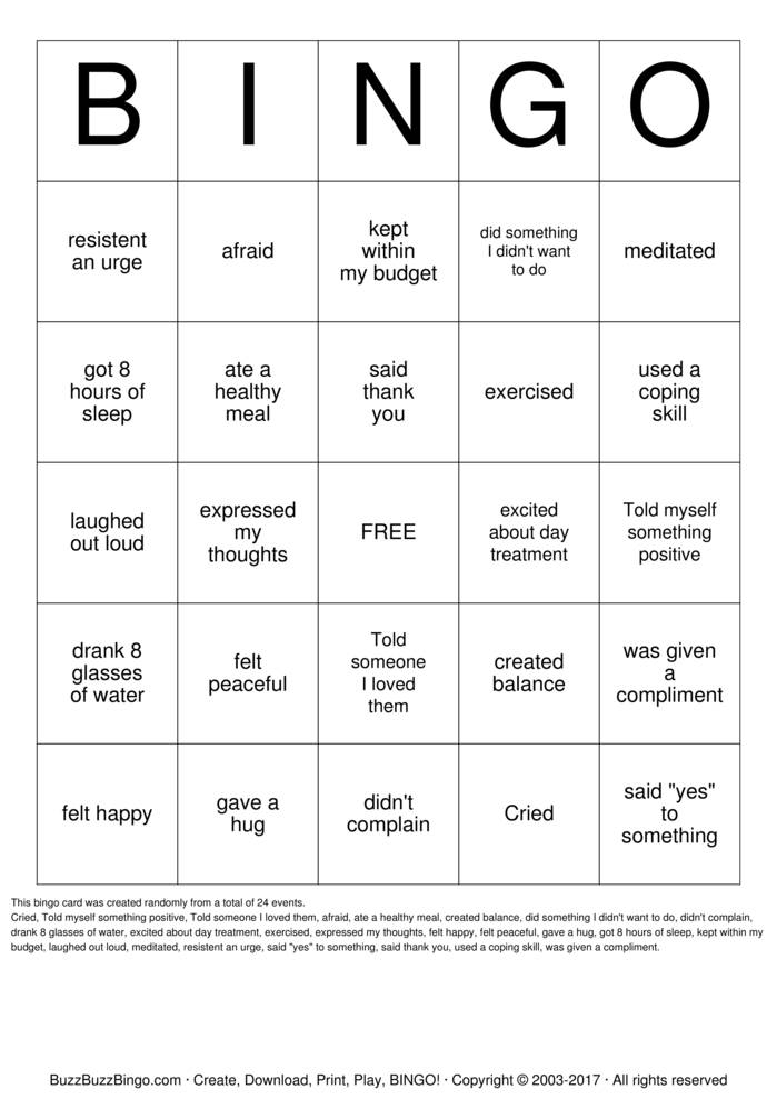 Custom Bingo Cards to Download, Print and Customize!