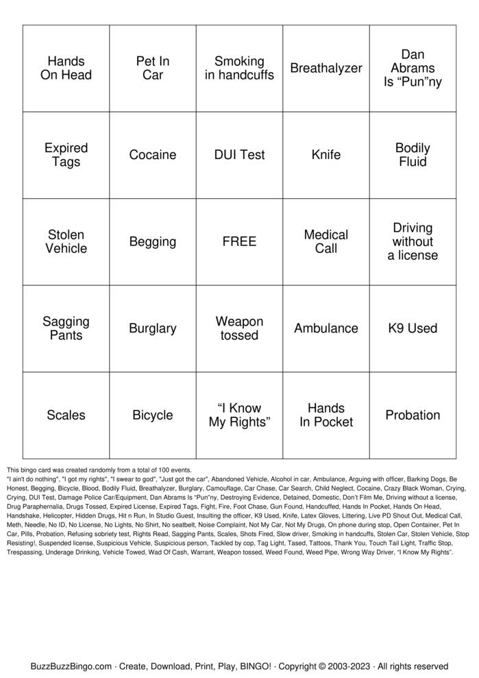 OPL LIVE Bingo Bingo Cards to Download, Print and Customize!