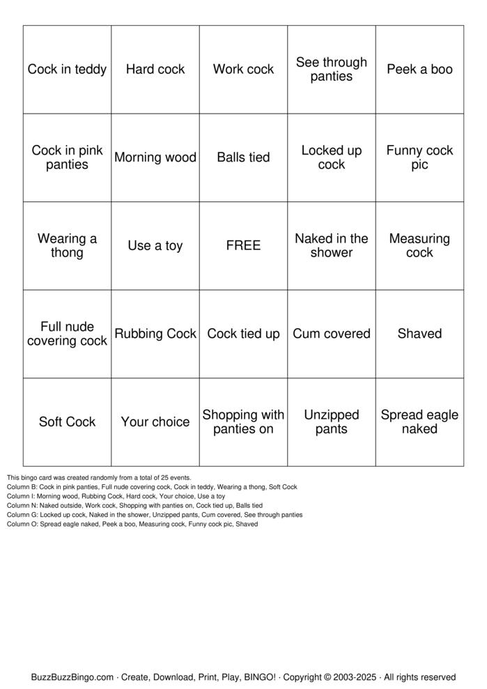 Male photo Bingo Cards to Download, Print and Customize!