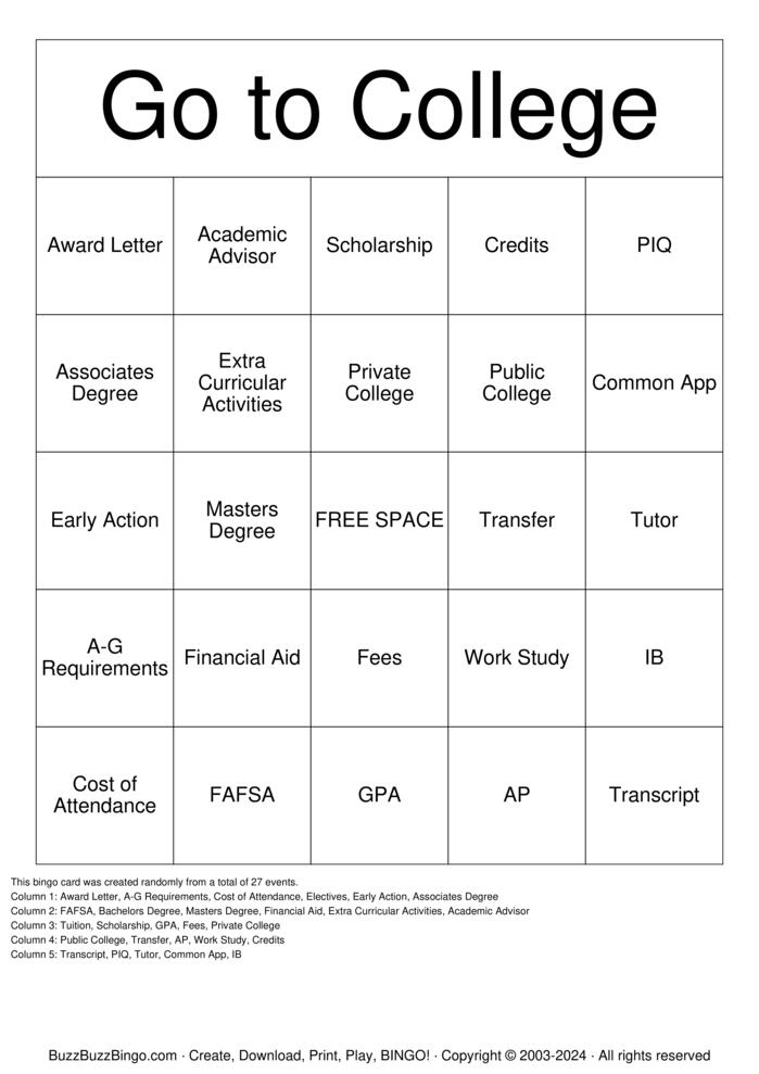 Write On Version 4 Bingo Cards to Download, Print and Customize!