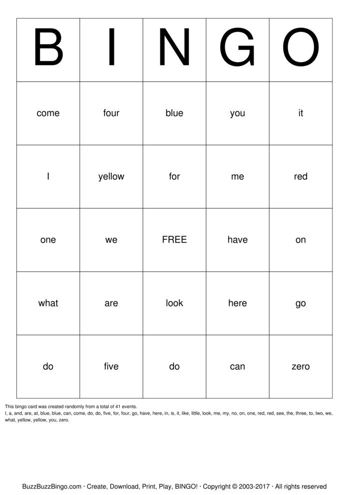 Custom Bingo Cards to Download, Print and Customize!