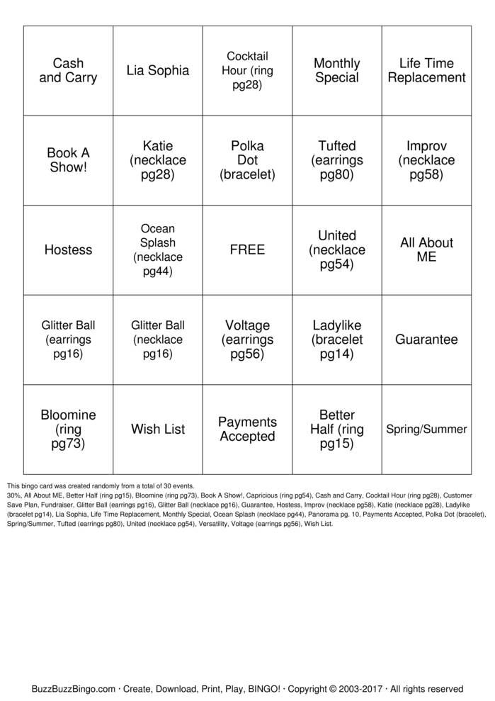 Custom Bingo Cards to Download, Print and Customize!