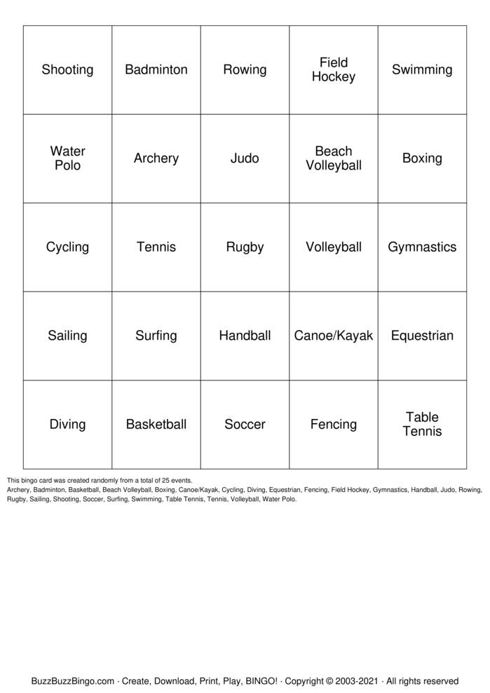 FILL THE GRID Bingo Cards to Download, Print and Customize!