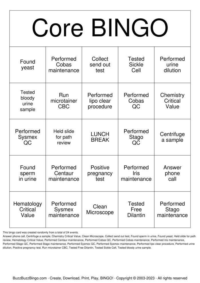 LAB WEEK 2023 Bingo Cards to Download, Print and Customize!