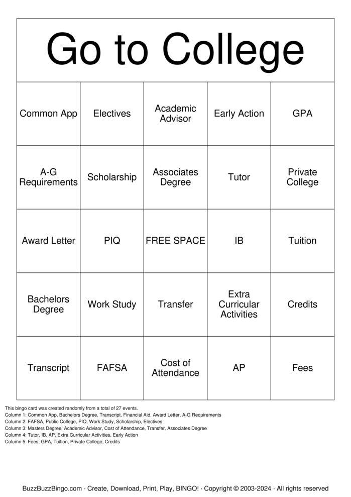 Write On Version 14 Bingo Cards to Download, Print and Customize!