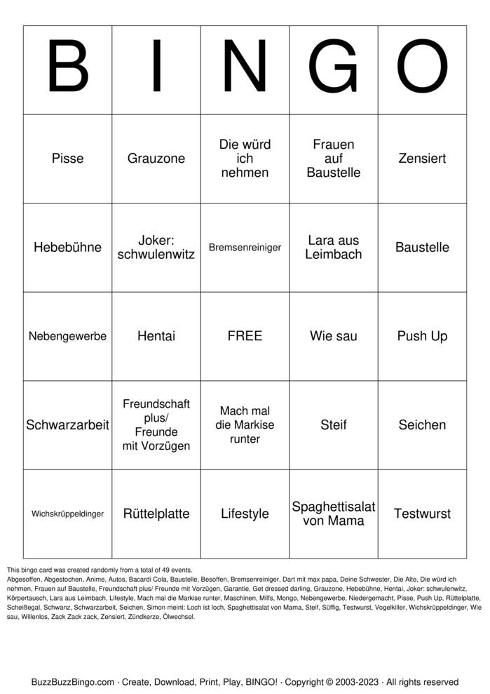 7x7 Bingo Cards to Download, Print and Customize!