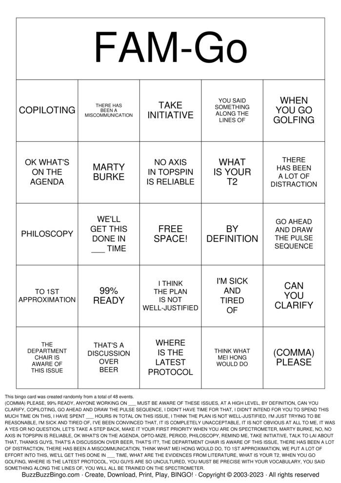 7x7 Bingo Cards to Download, Print and Customize!