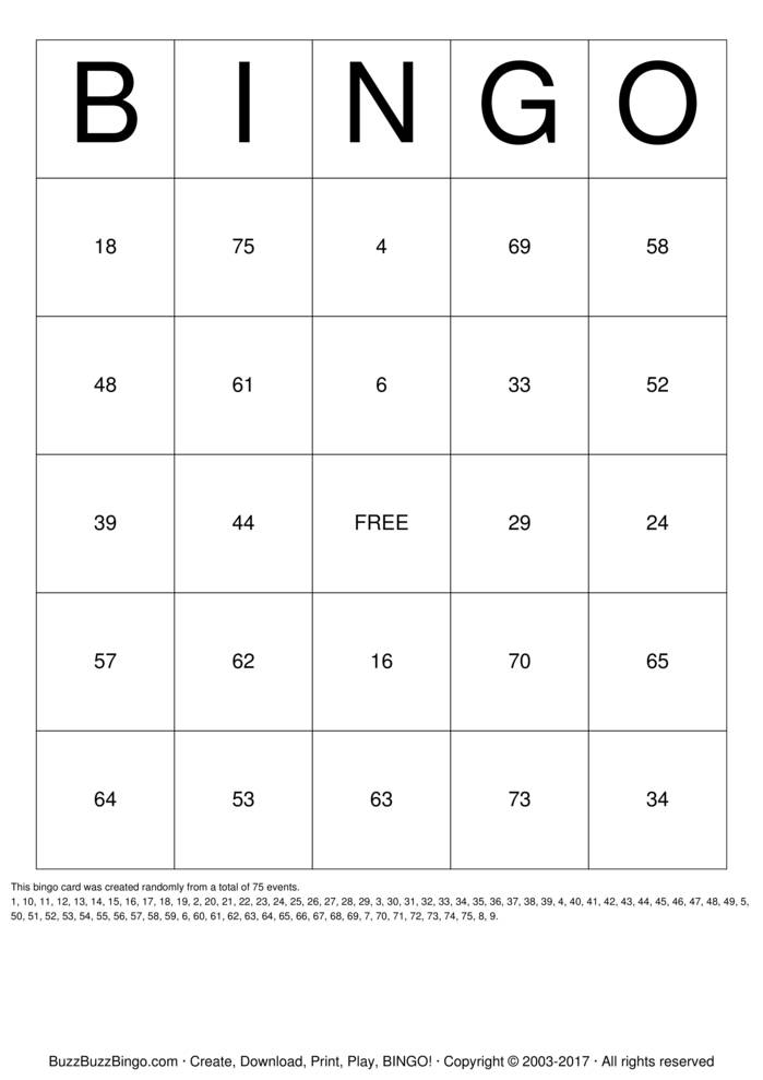 Chick-fil-A Bingo Bingo Cards to Download, Print and Customize!