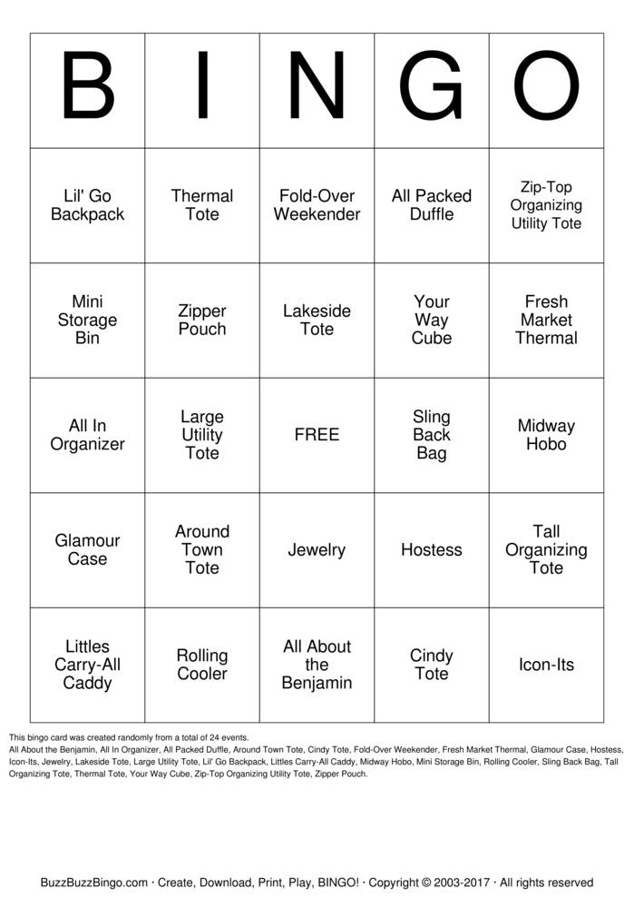Custom Bingo Cards to Download, Print and Customize!