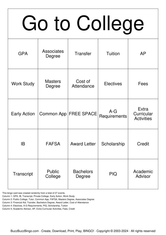 Write On Version 24 Bingo Cards to Download, Print and Customize!