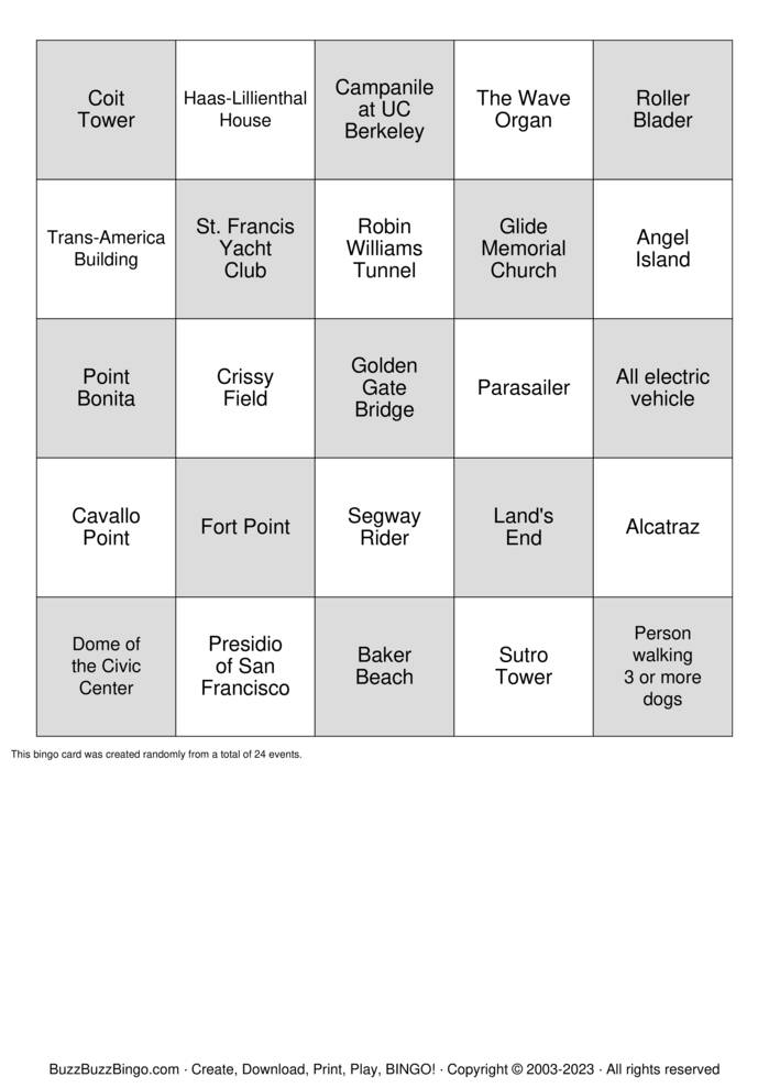 Custom Bingo Cards to Download, Print and Customize!