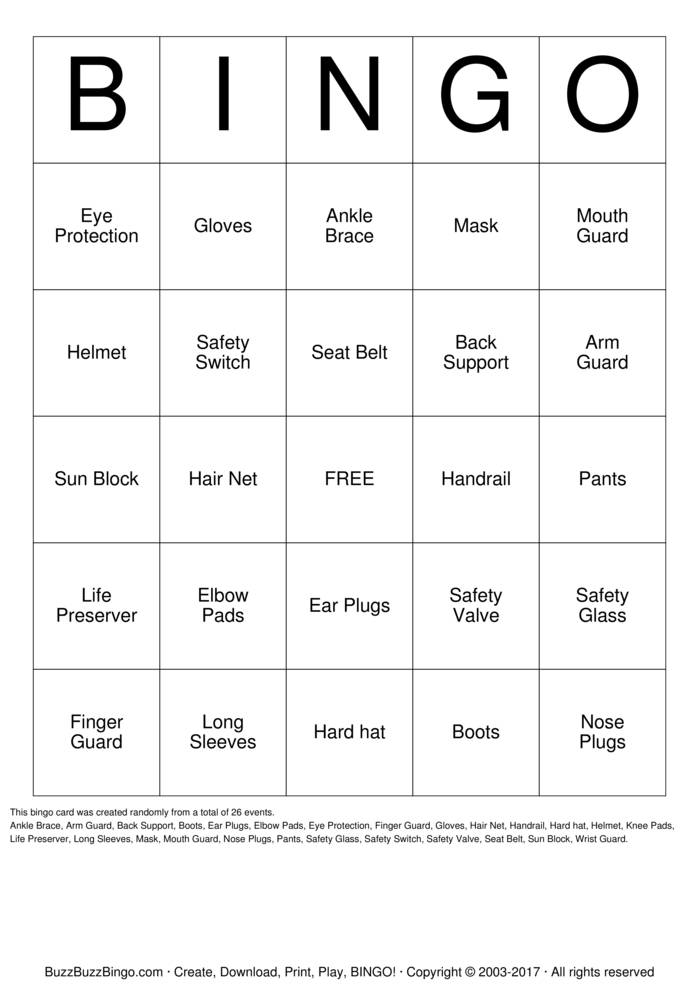 Bingo Cards to Download, Print and Customize!