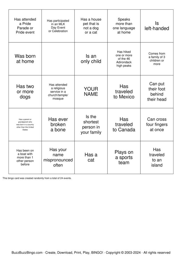 Who2 Bingo Cards to Download, Print and Customize!