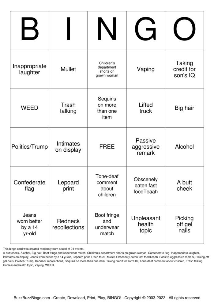 Gem/Boise Rodeo Bingo Cards to Download, Print and Customize!