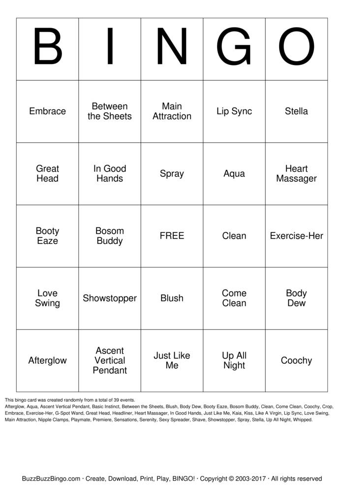 PURE ROMANCE Bingo Cards to Download, Print and Customize!