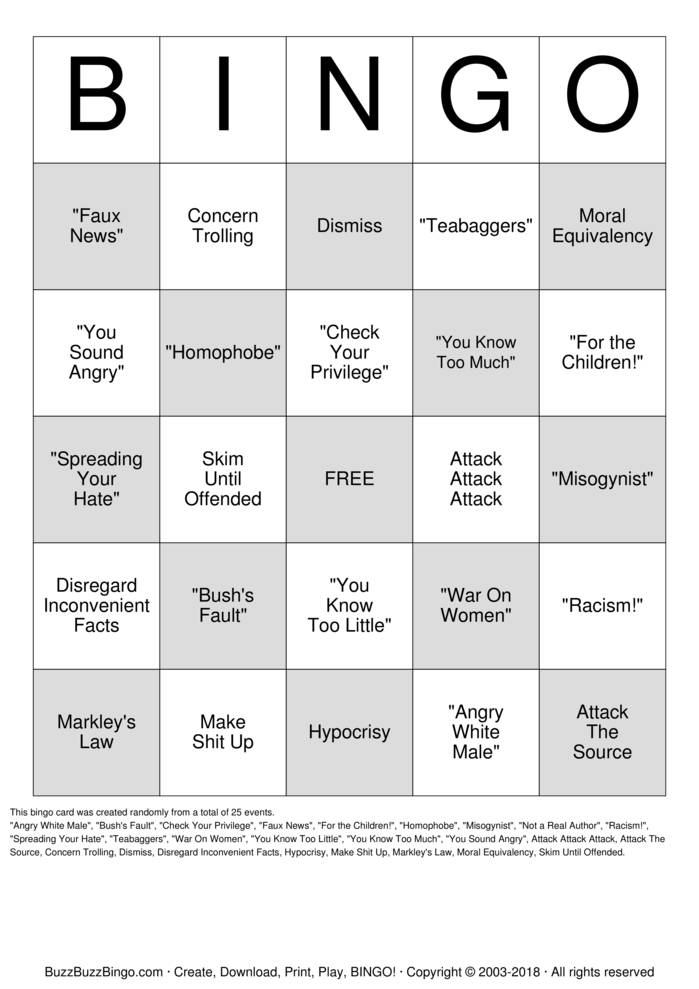 Custom Bingo Cards to Download, Print and Customize!