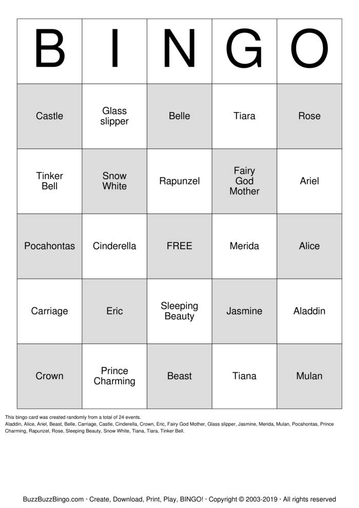 pr Bingo Cards to Download, Print and Customize!