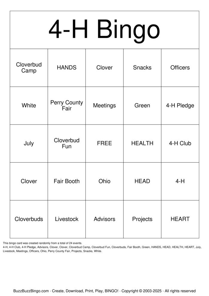 Custom Bingo Cards to Download, Print and Customize!