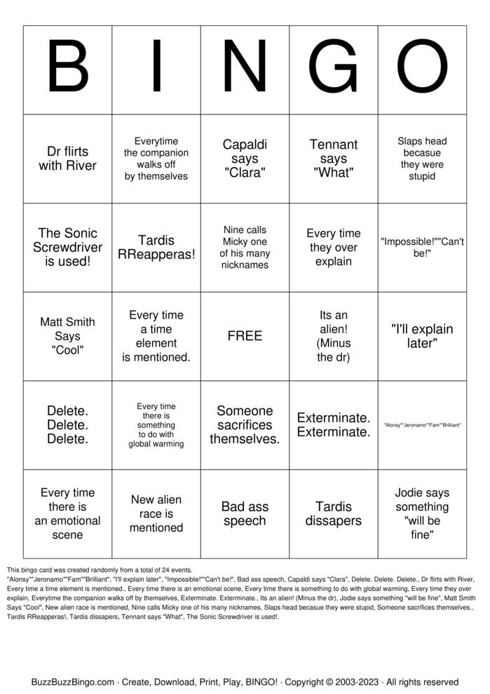 DRINK Bingo Cards to Download, Print and Customize!