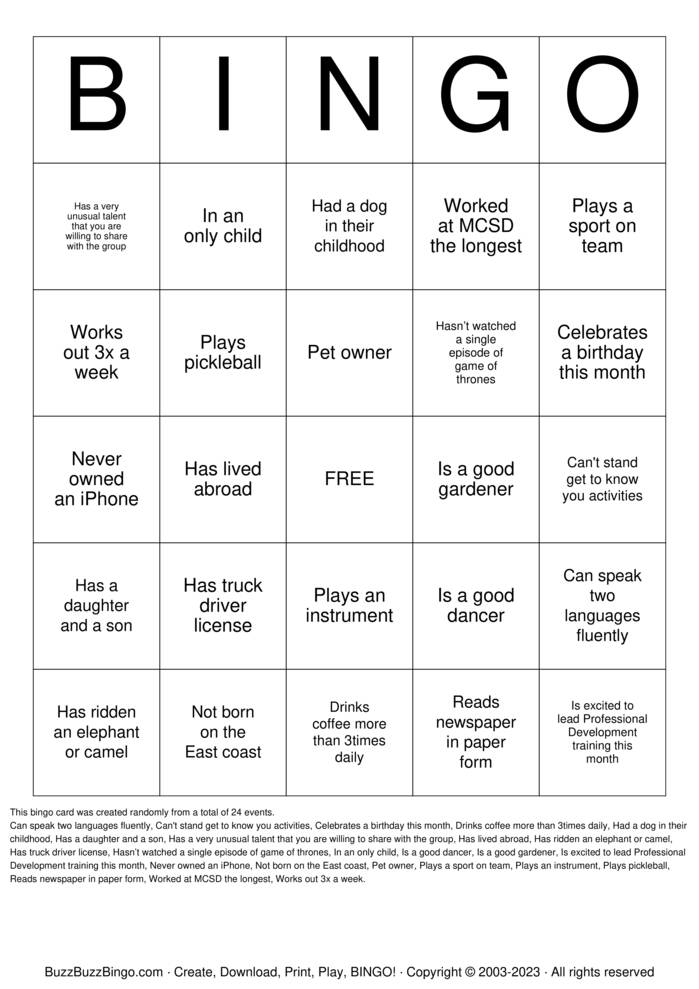 Meet Me Bingo Bingo Cards to Download, Print and Customize!
